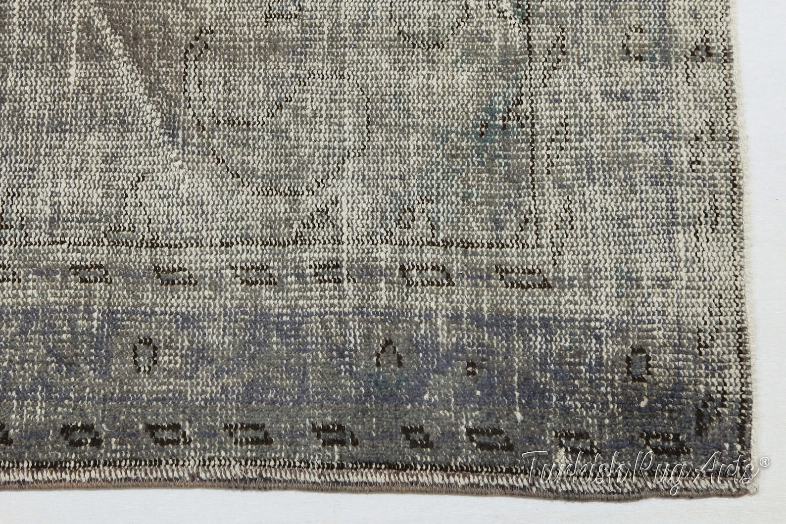 5.4x7.9 ft FADED DISTRESSED AREA Decor Rug Oushak Handmade | Etsy