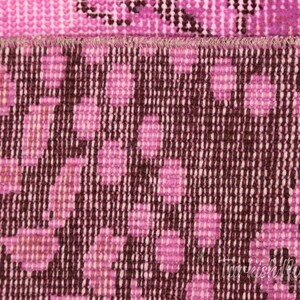 2.2x8.9 Ft NARROW PINK, HALLWAY Rug, Turkish Runner Rug, Boho Rug, Wool ...