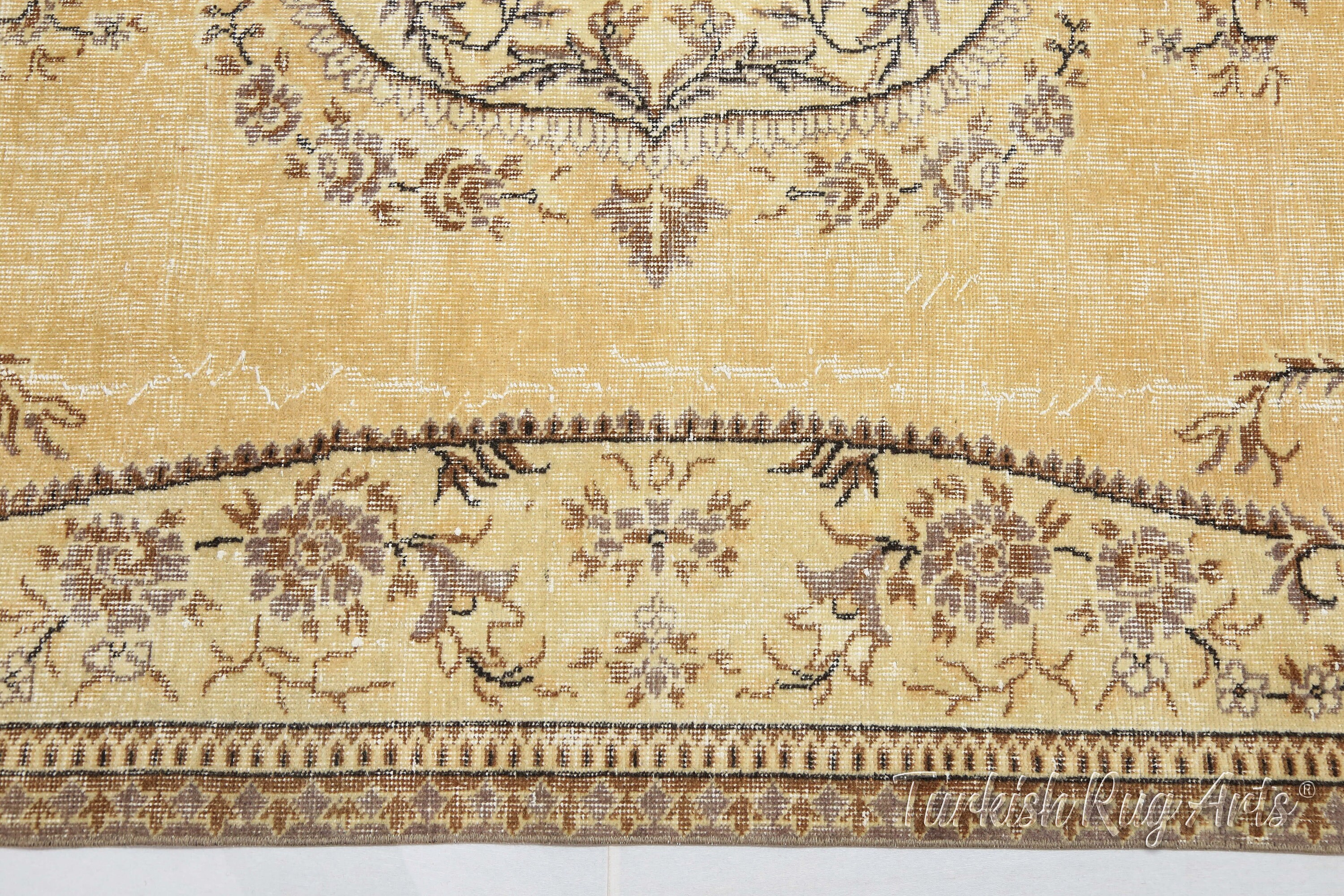 5.5x9 ft TURKISH MEDALLION VINTAGE Rug Oushak Area Rug | Etsy