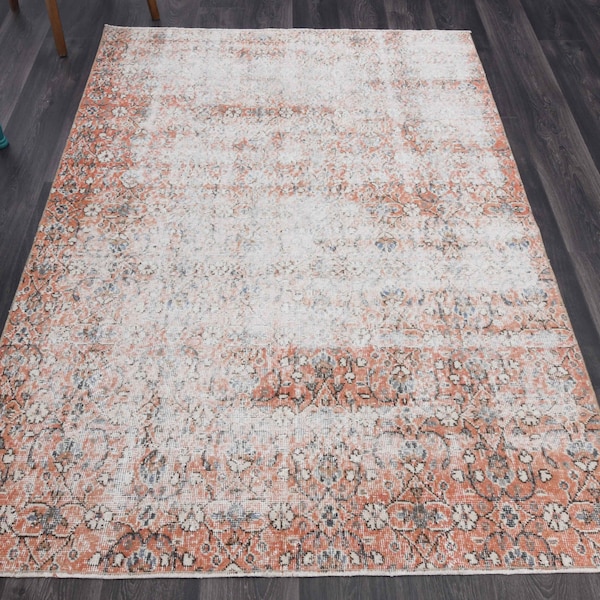 Distressed Rug - Etsy