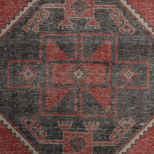 2.8x11.2 Ft, ROYAL TURKISH Runner, Red Vintage Runner, Runner Rug, Wool ...