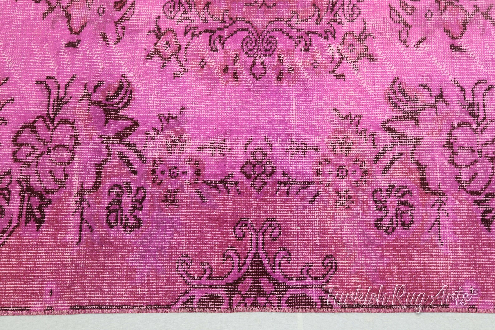 2.2x8.9 ft NARROW PINK HALLWAY Rug Turkish Runner Rug Boho | Etsy