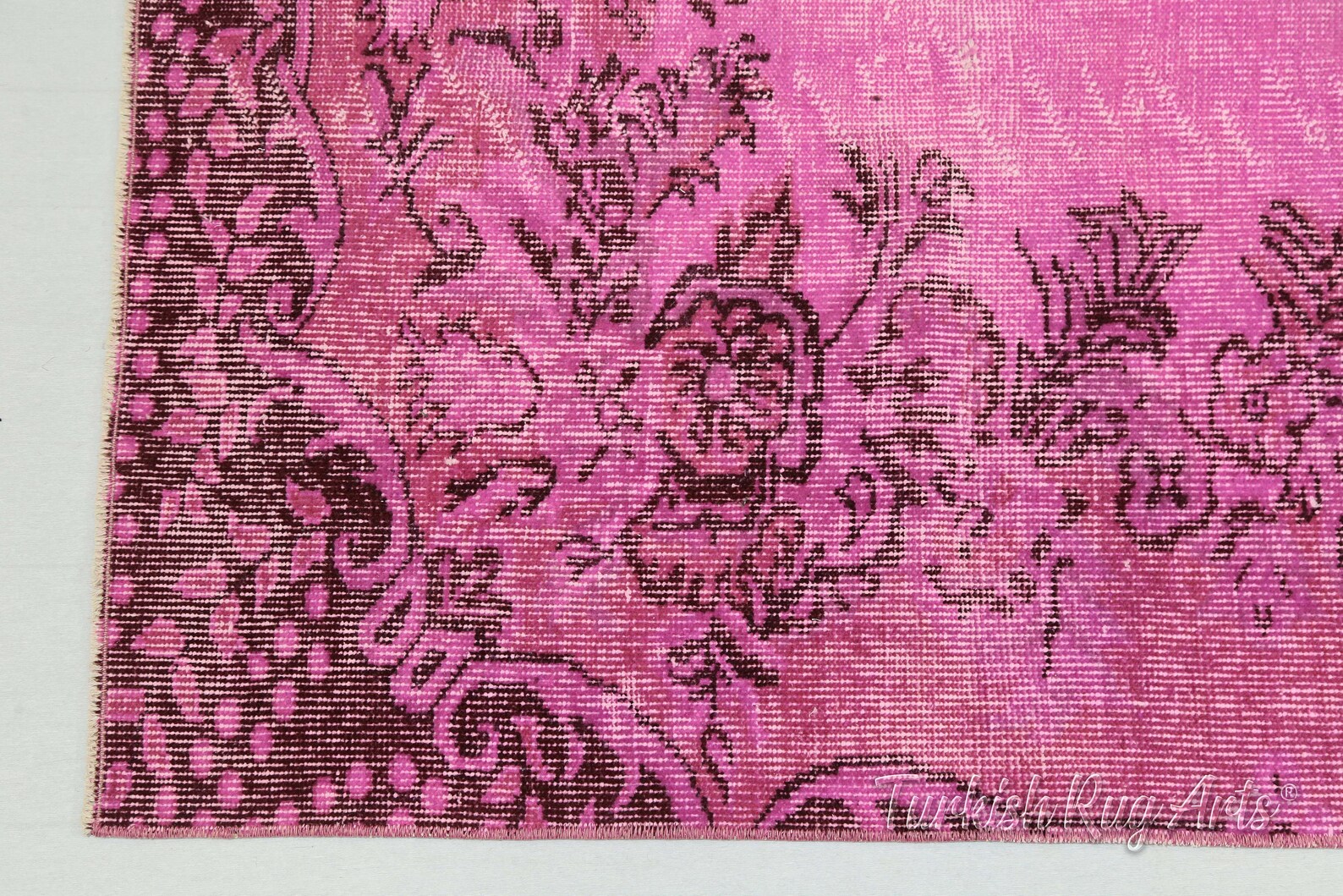 2.2x8.9 ft NARROW PINK HALLWAY Rug Turkish Runner Rug Boho | Etsy