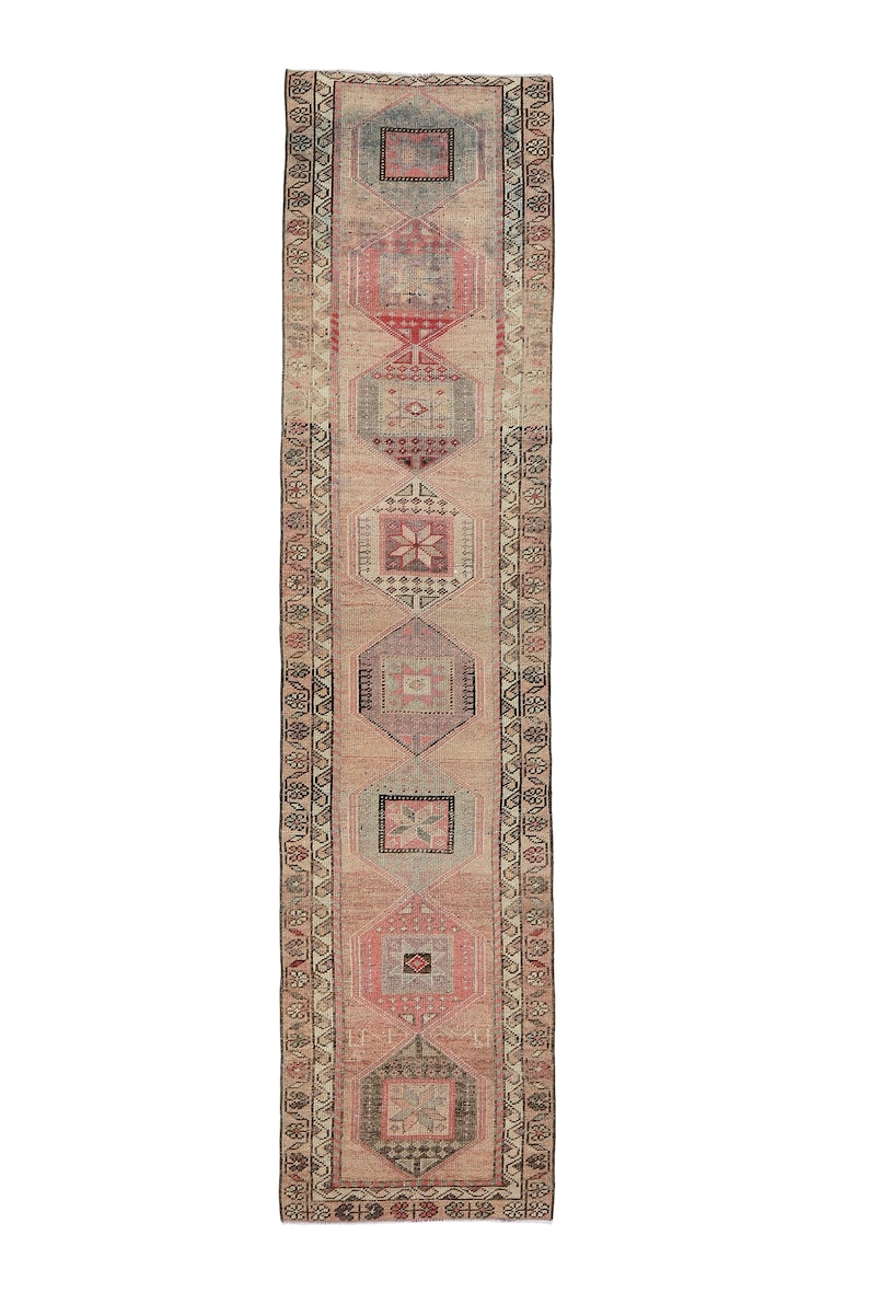 2.8x12.2 Ft TURKISH RUNNER Vintage Runner Handmade Wool - Etsy