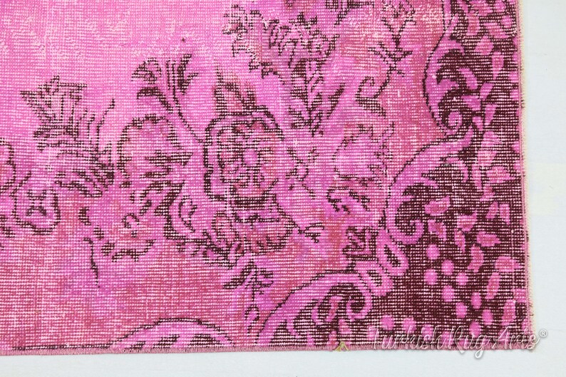 2.2x8.9 Ft NARROW PINK HALLWAY Rug Turkish Runner Rug Boho - Etsy