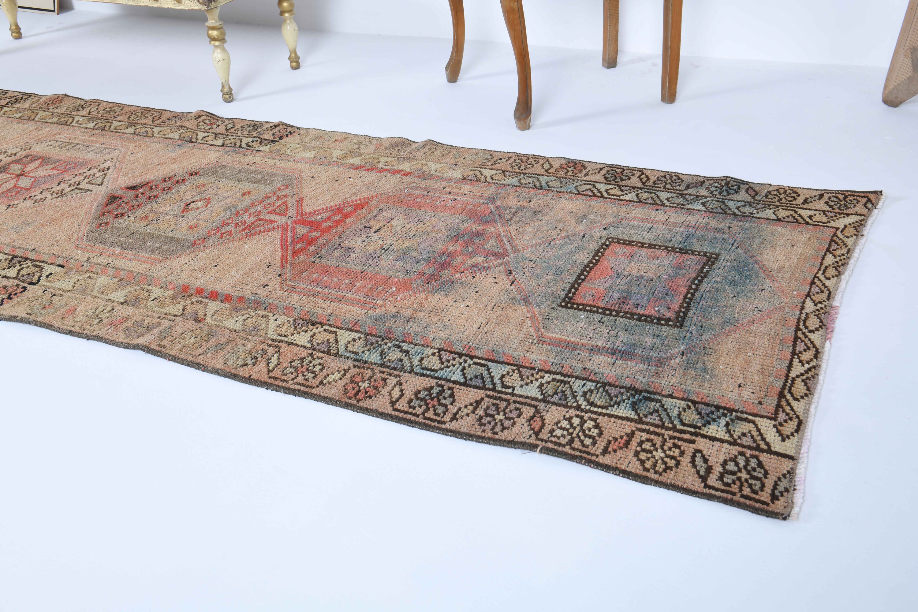 2.8x12.2 Ft TURKISH RUNNER Vintage Runner Handmade Wool - Etsy
