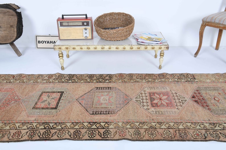 2.8x12.2 Ft TURKISH RUNNER Vintage Runner Handmade Wool - Etsy