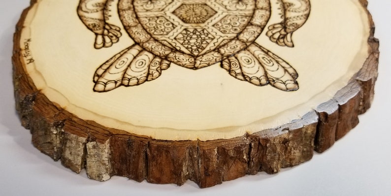 Turtle Zentangle Wood Burning - Etsy