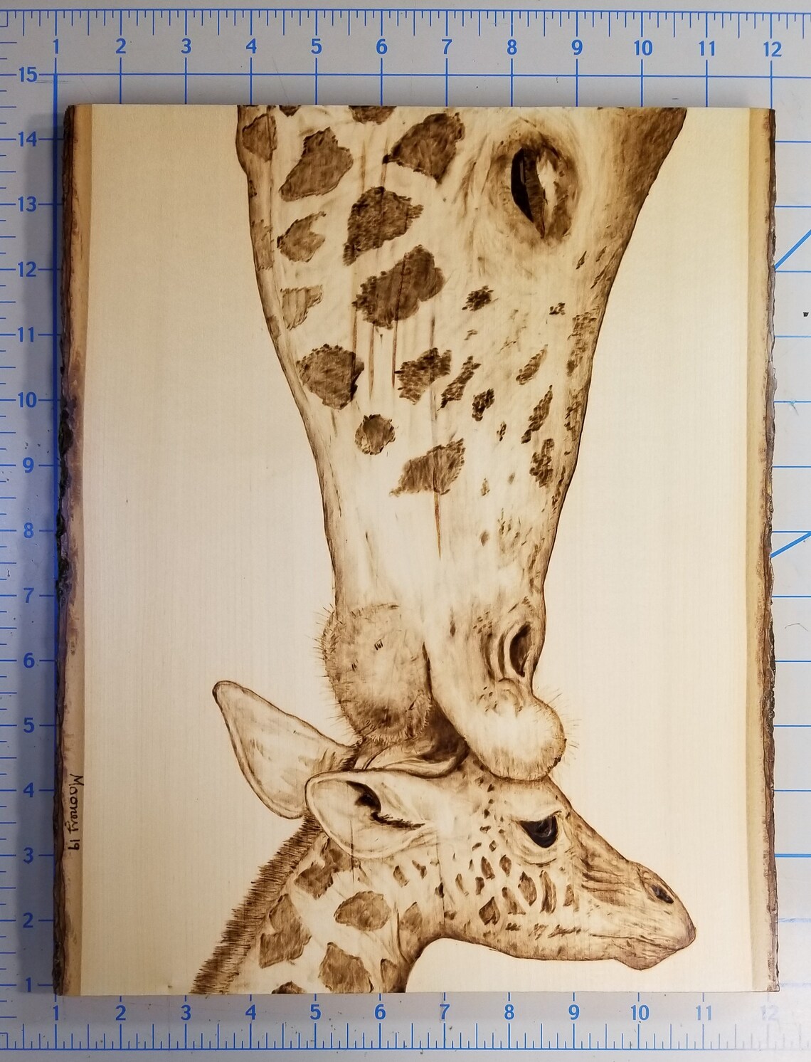 Baby Giraffe Wood Burning - Etsy