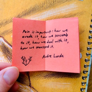 When Life is Painful Tiny Zine | Mental Health Grief Depression Sadness ...