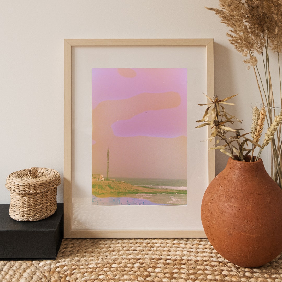 Sunset Beach Poster, Printable Digital Art, Sunset Wall Decor, Instant ...