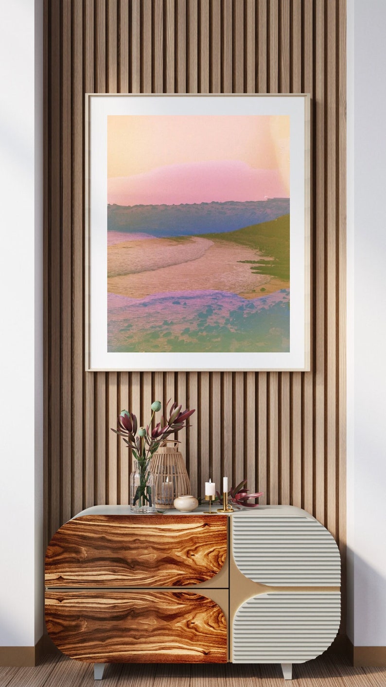 Coastal Digital Download, Colorful Beach Art, Wall Decor, Instant ...