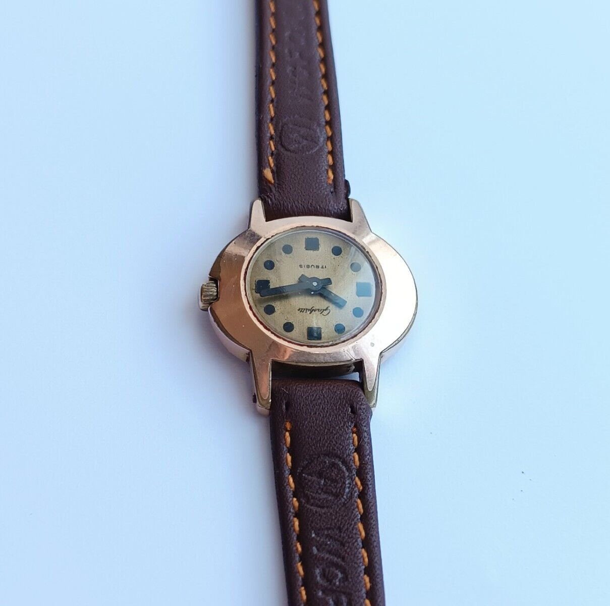 Vintage Germany Watch Glashutte Plaque 14 Karat Mechanical - Etsy