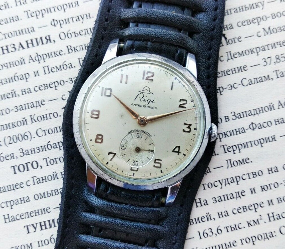 Vintage Swiss Watch RIGI ANCRE Mechanical Wristwatch Cal. (AS 1130 ...