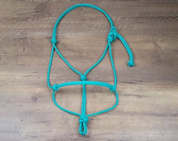 Custom 2 Knot Rope Halter Custom Horse Halter Rope Halter Horse Halter ...