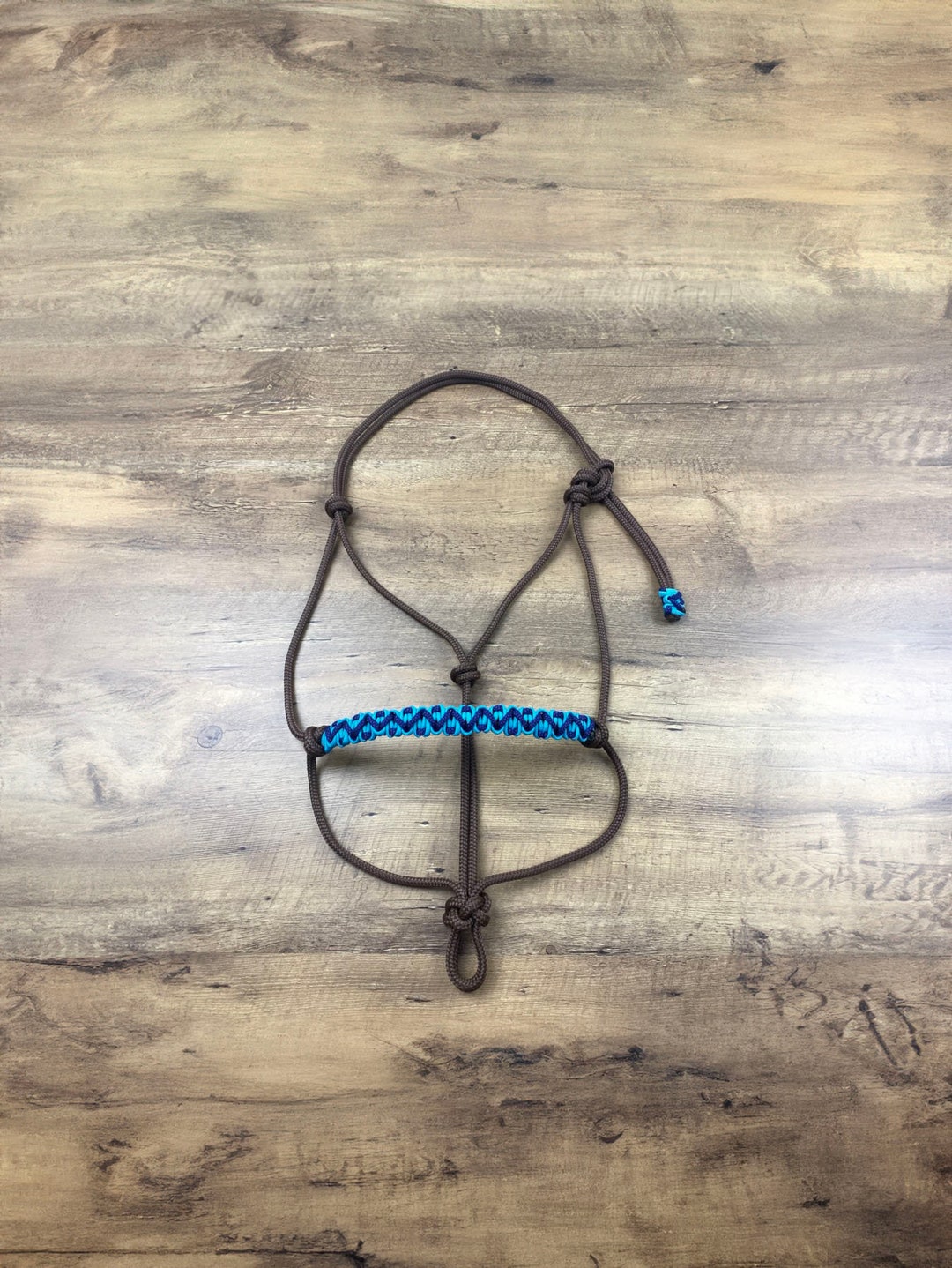 Custom Rope Halter | Custom Rope Halter With Braided Paracord Noseband ...