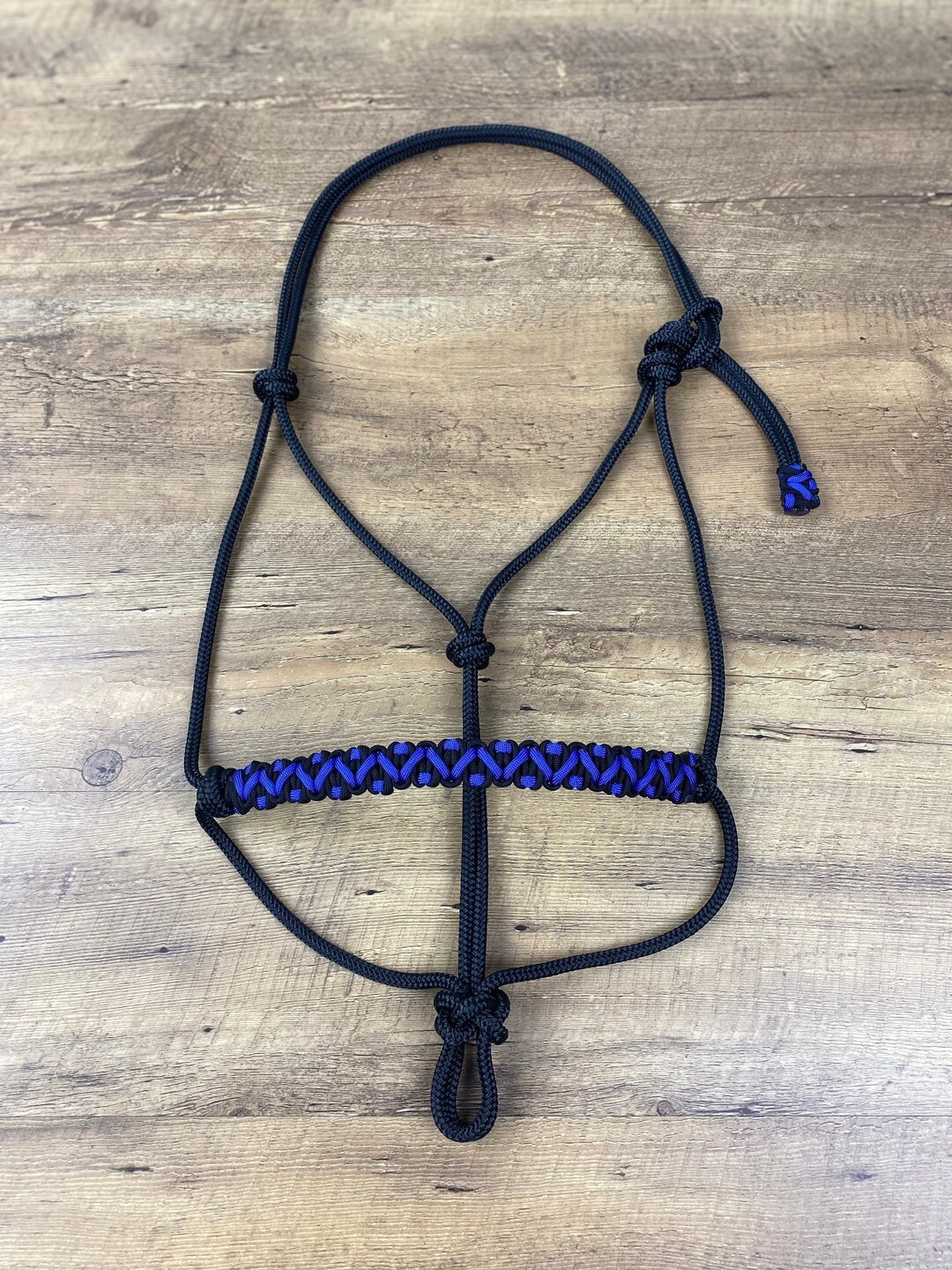 Custom Rope Halter Custom Rope Halter With Braided Paracord - Etsy