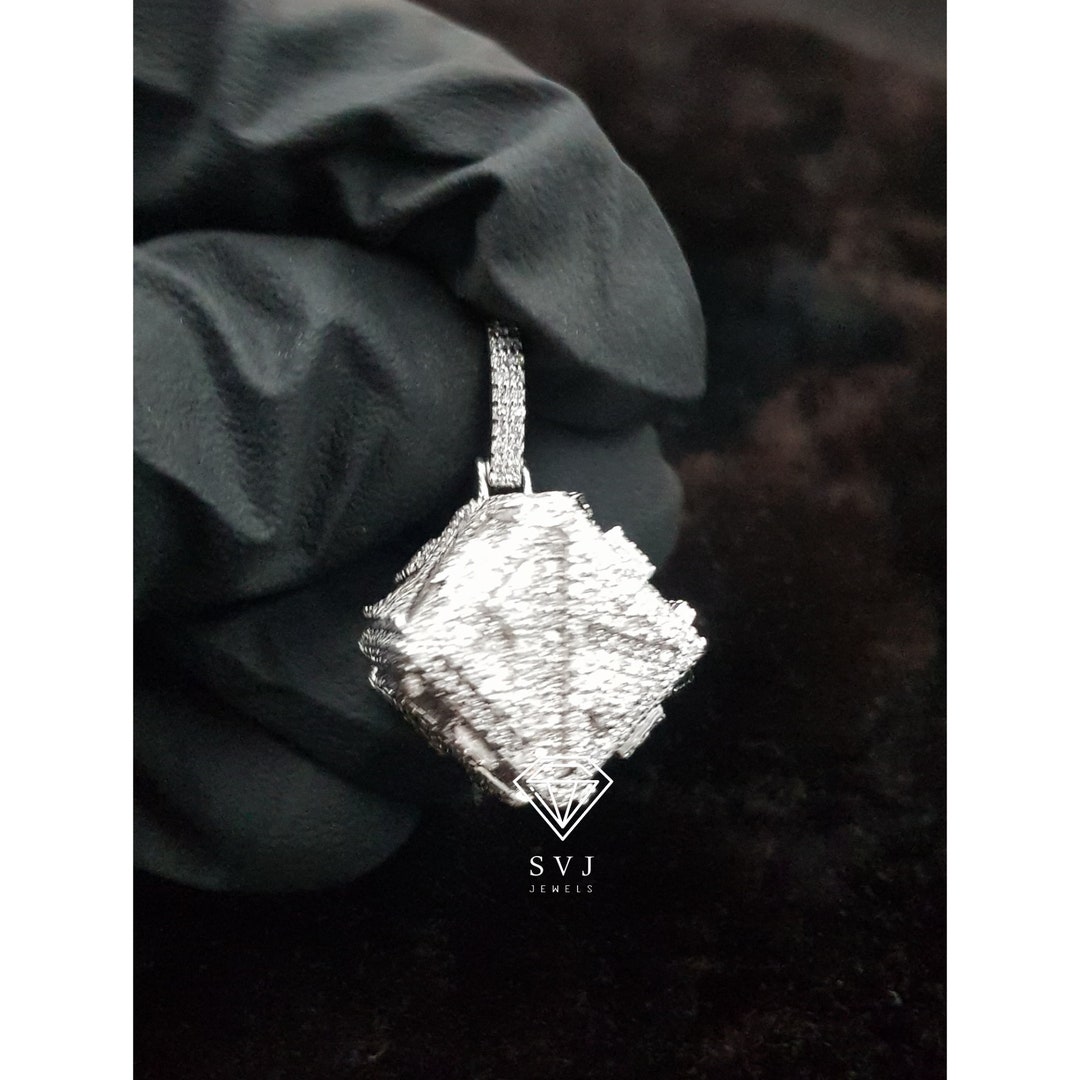 Castom Iced Pandent Out 925 Sterling Silver Customized Designer Trendy ...
