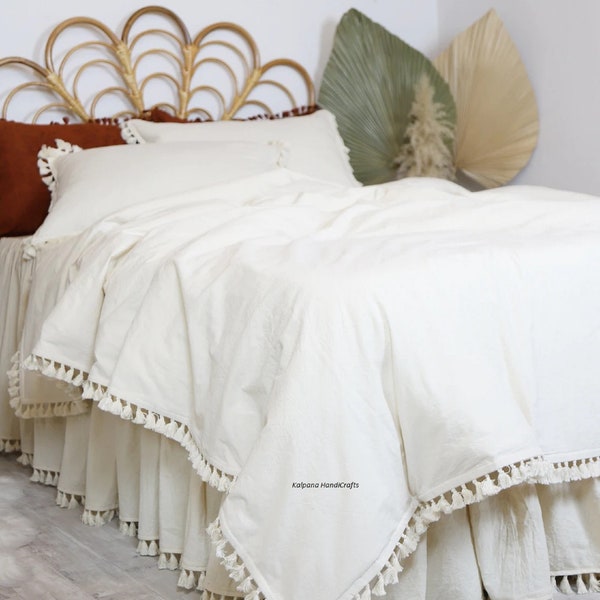 Boho Cream Comforter - Etsy