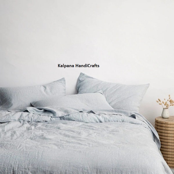 Washed Linen Bedding - Etsy
