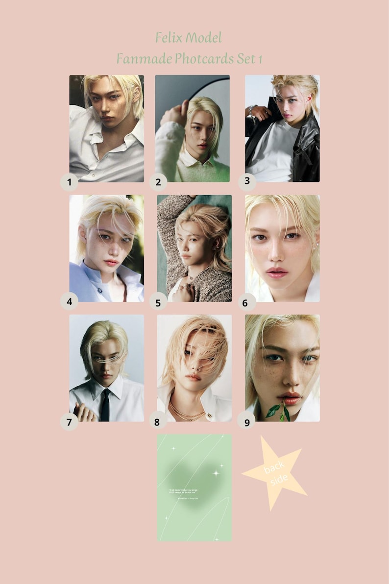 Straykids Felix Model Set 1 - Etsy