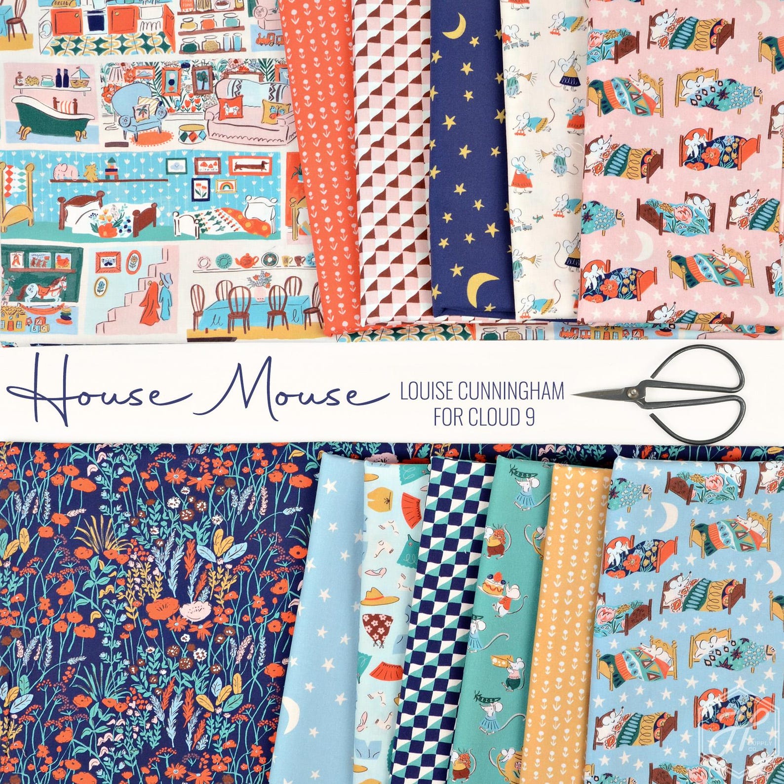 Bedtime in Pink (228740) | House Mouse | Louise Cunningham | Cloud9 ...