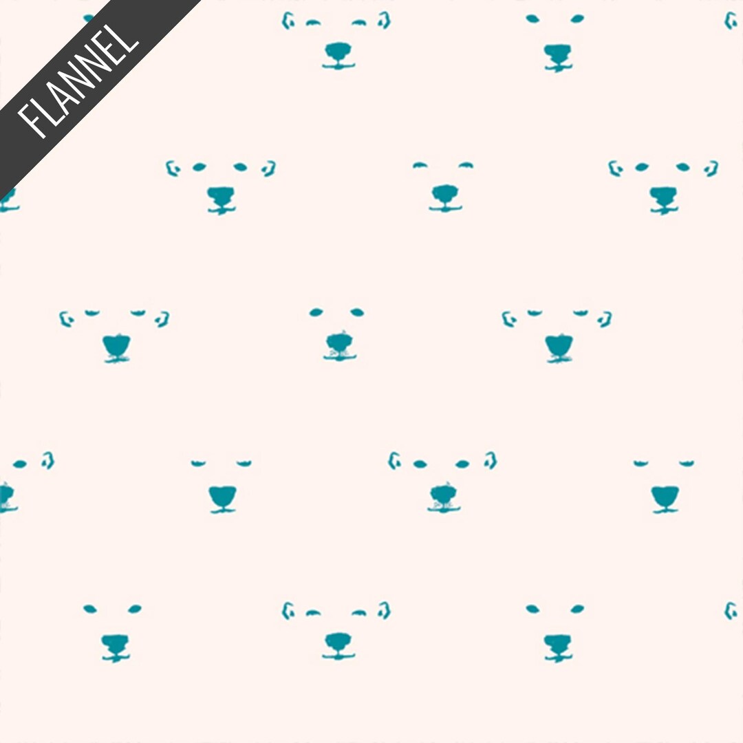 Frosty Gaze Flannel in Arctic Tale (f12105) | Capsules Arctic Tale ...