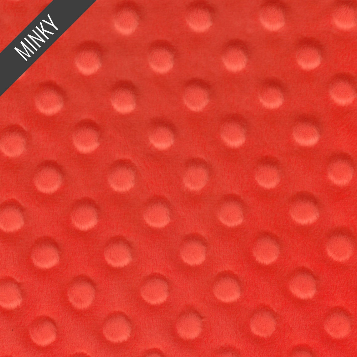 Minky Dimple Dot in Salmon (htm09 Salmon) | Minky Dimple Dot ...