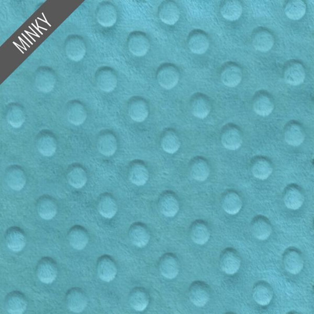 Minky Dimple Dot in Lagoon (htm40 Lagoon) | Minky Dimple Dot ...