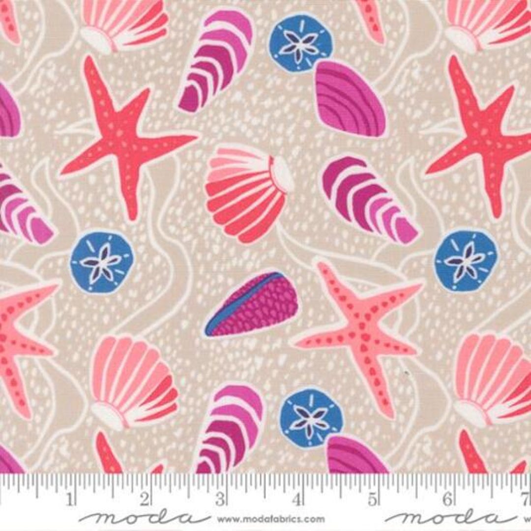 Sea Shells in Multi (27340 12) | Reef | Kate Spain | Moda | Fcfr8x ...