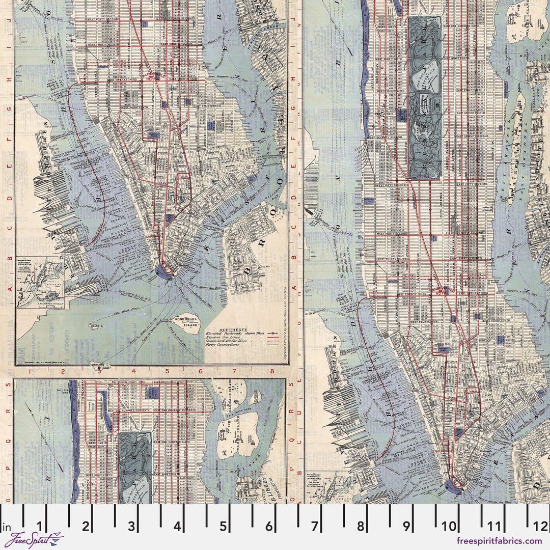 Map in Indigo (pwth293.indigo) | Eclectic Elements Palette in Indigo ...