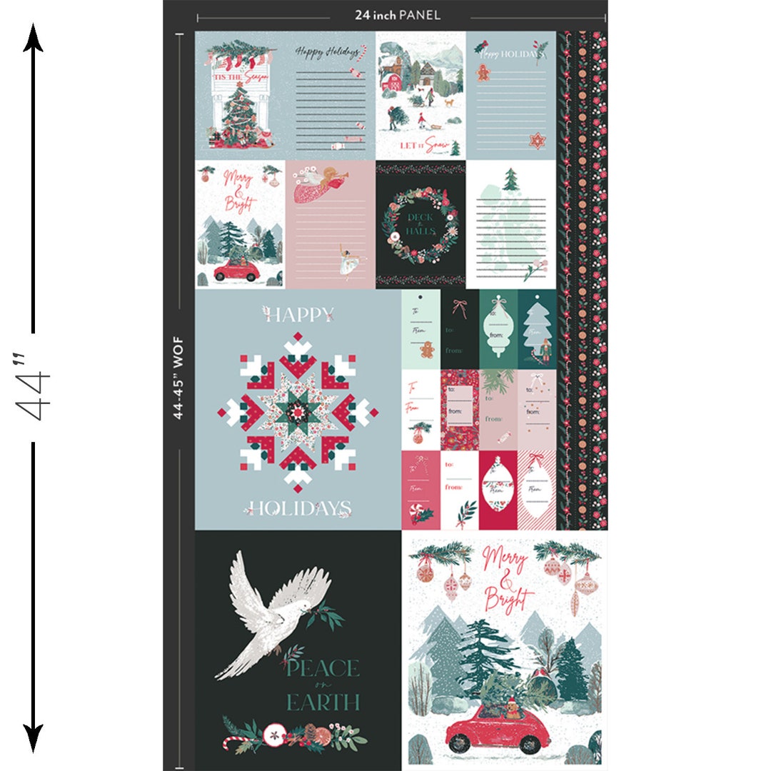 Holiday Spirit Panel in Winter Cheer wnt12267 Wintertale Katarina ...