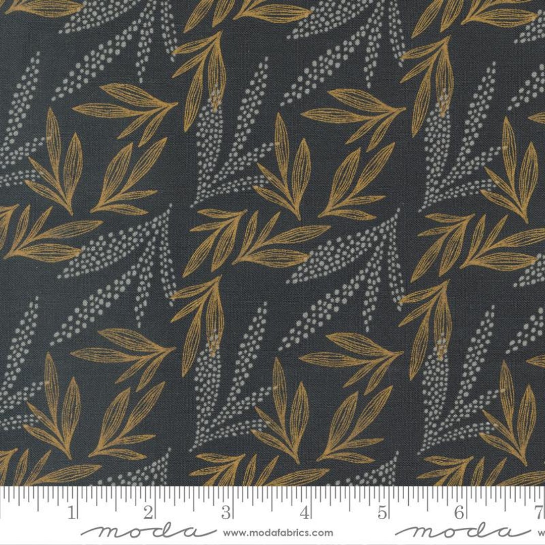 Leaf Lore in Charcoal 45584 19 Woodland and Wildflowers Fancy That Design House Co Moda Fci4lb ...