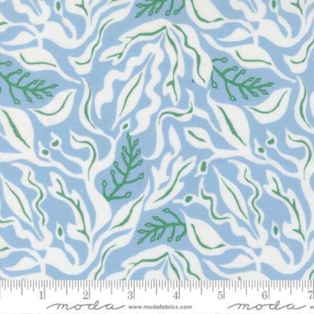 Under the Sea in Light Blue (27342 27) | Reef | Kate Spain | Moda ...