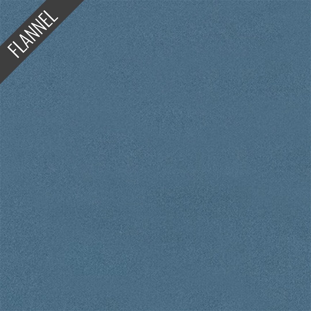 Flannel Solid in Denim (f019-1452) | Flannel Solid | RK House of Flannel | Robert Kaufman ...