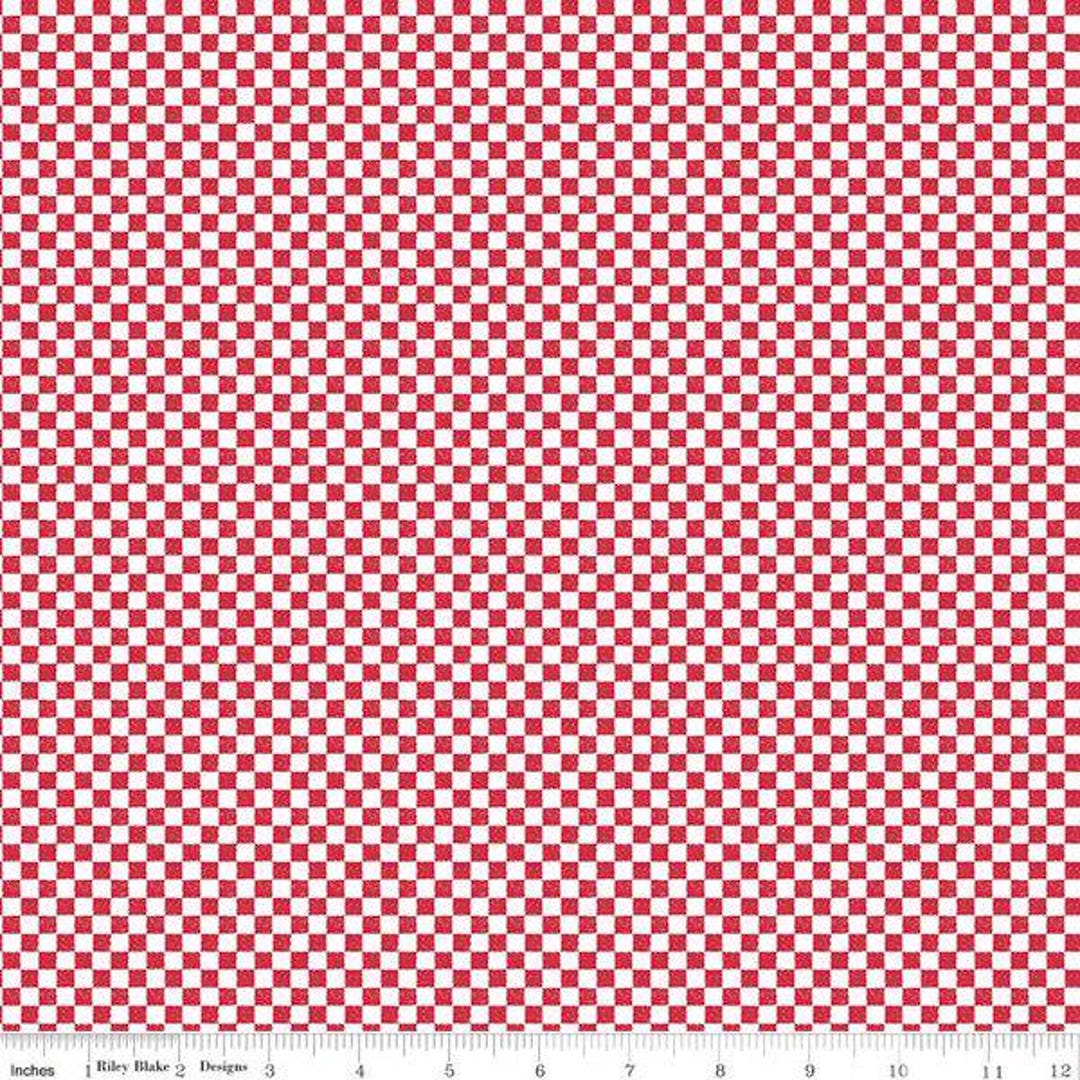 Check Please! in Red (c820-red) | Check Please! | Riley Blake Designs ...