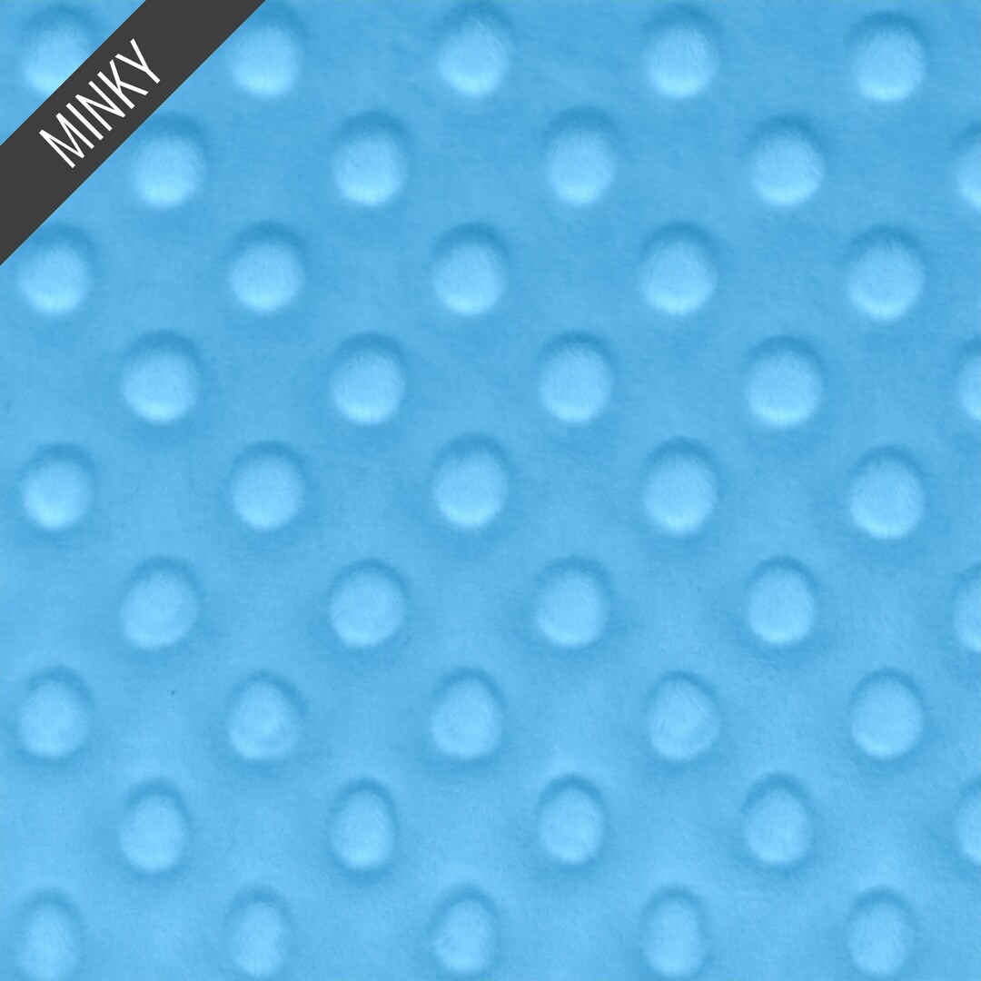 Minky Dimple Dot in Sky (htm19 Sky) | Minky Dimple Dot | Hawthorne ...