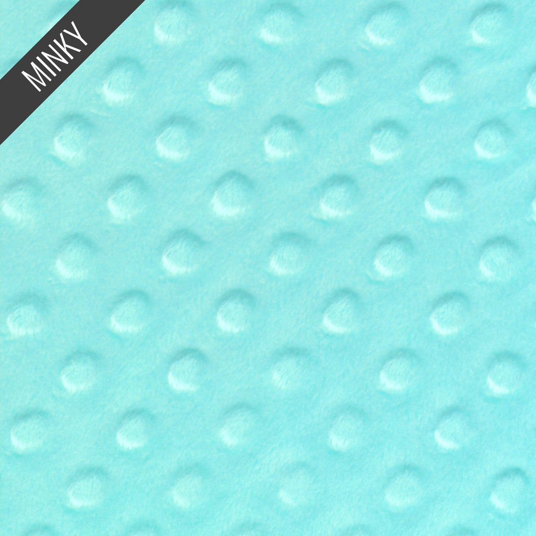 Minky Dimple Dot in Aqua (htm21 Aqua) | Minky Dimple Dot | Hawthorne ...