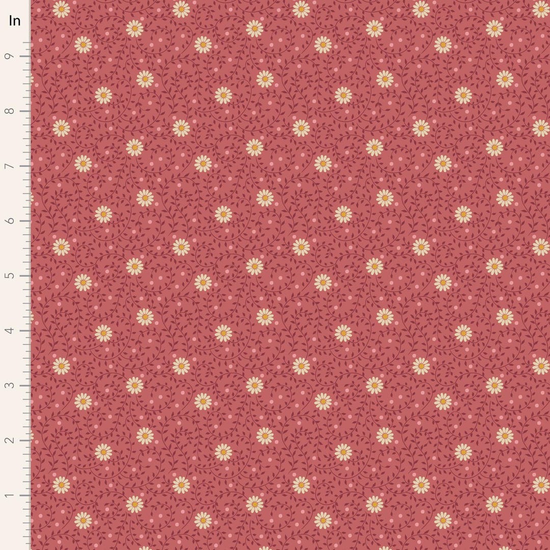 Daisydream in Rhubarb (100563) | Sanctuary | Tilda | Fcsywz - Fderzb ...