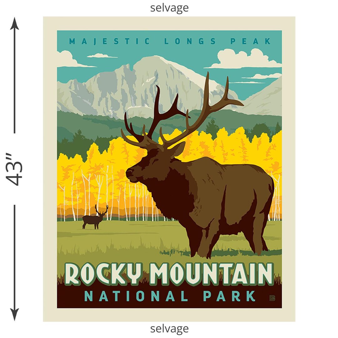 Rocky Mountain Poster Panel (2019) (p8930-rocky) | National Parks ...