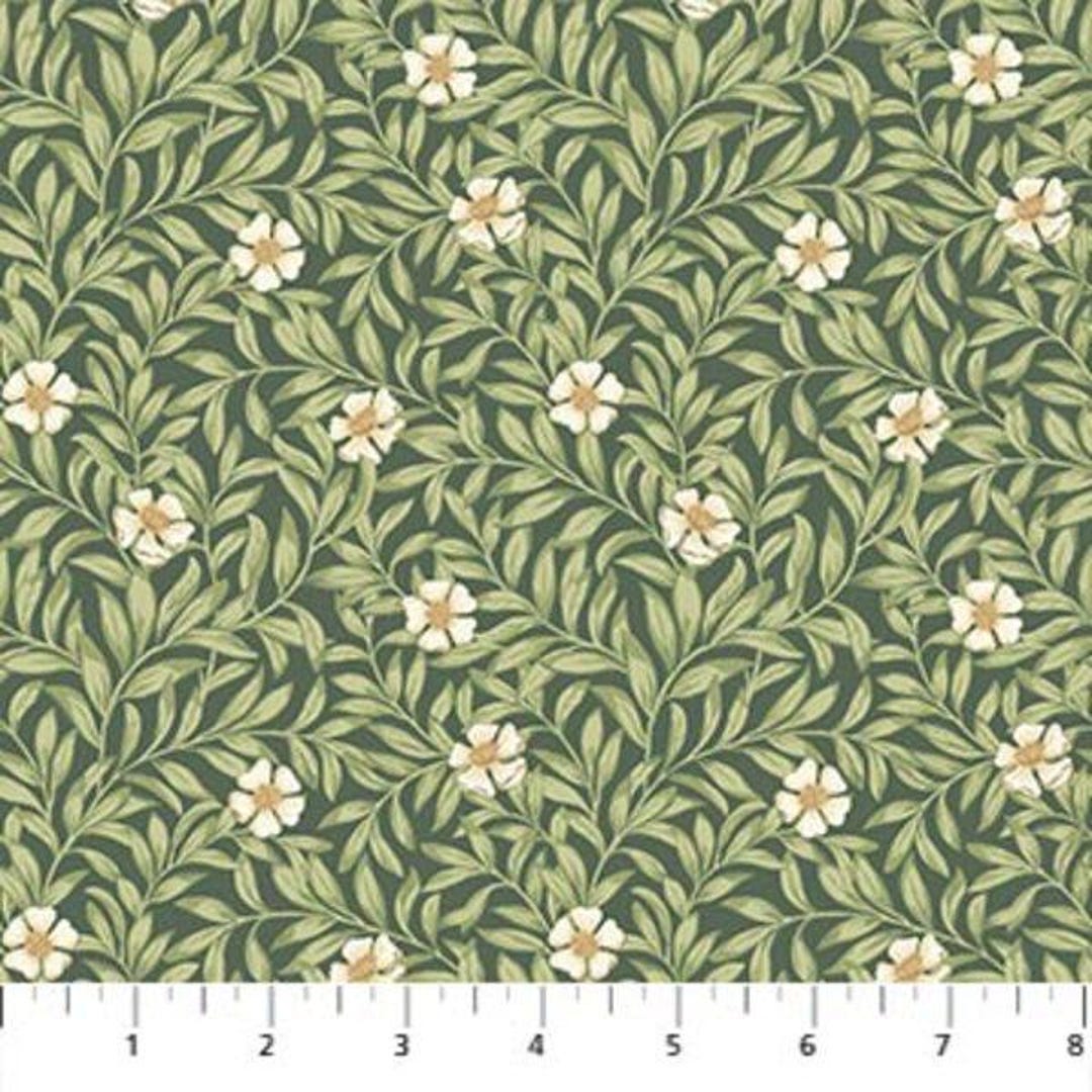 Floweret in Dark Green Multi (27795-74) | Ornithology | Brett Lewis ...