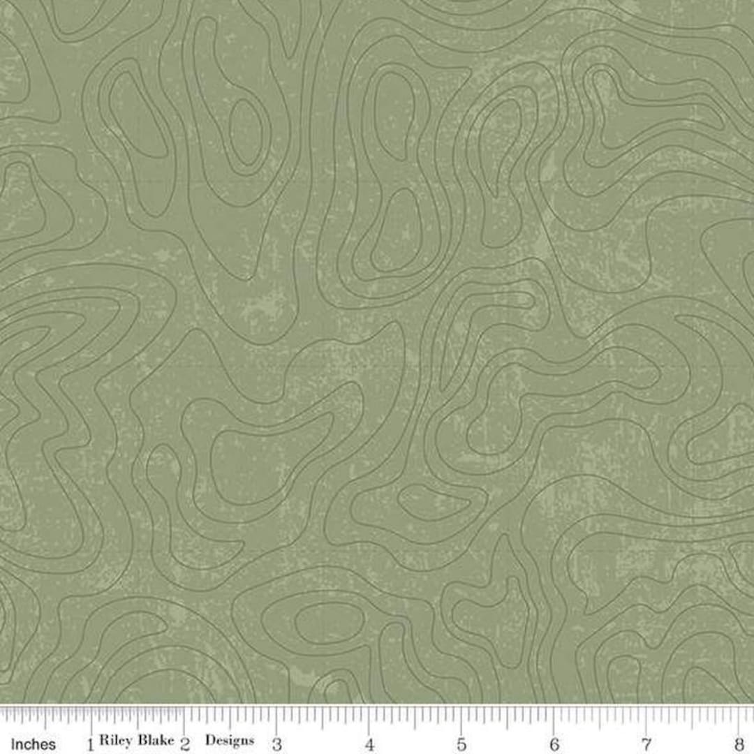 Topographic in Green (c13293-green) | National Parks | Anderson Design ...