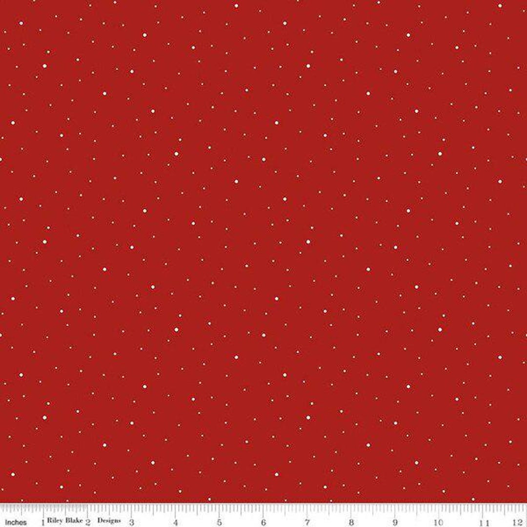 Dapple Dot in Barn Red (c640-barnred) | Dapple Dot | Riley Blake ...