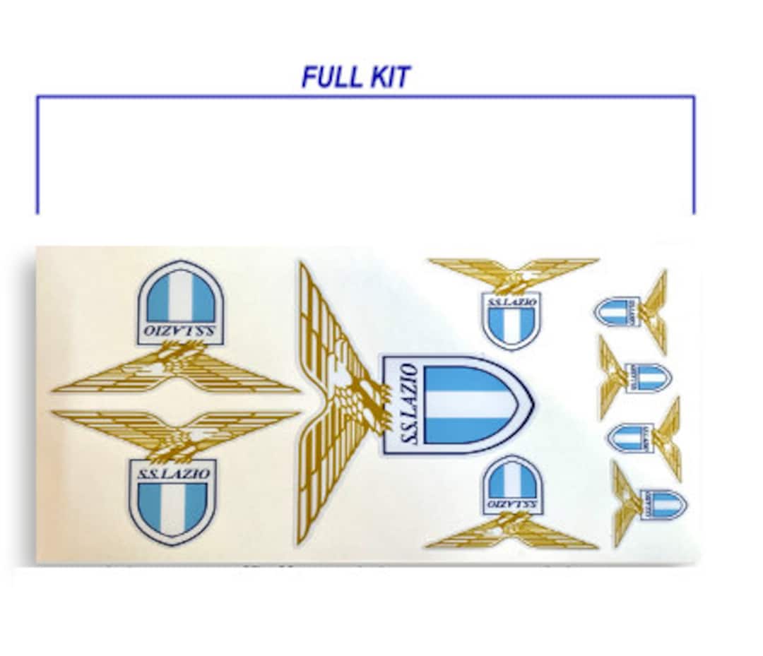 S.S Lazio Soccer Decal Sticker Set - Etsy