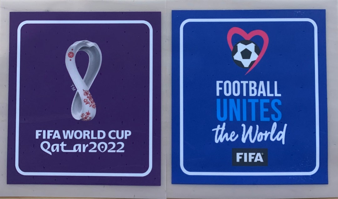 2022 World Cup Patch Set Badge Football Jersey Living Football Unites ...