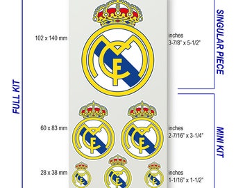 Real Madrid Decal - Etsy