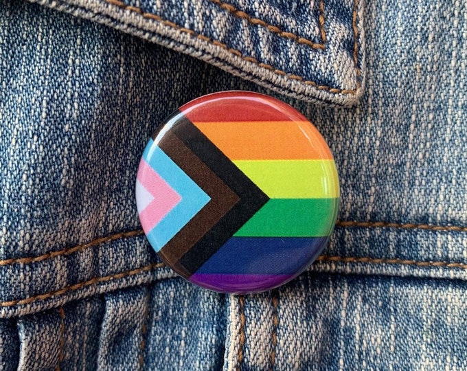 All Inclusive Rainbow Trans POC Flag Button LGBTQ Pride 1.25 - Etsy
