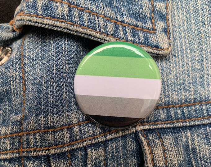 Aromantic Pride Flag Buttons, Aro Pride 1.25 and 2.25 in Buttons - Etsy