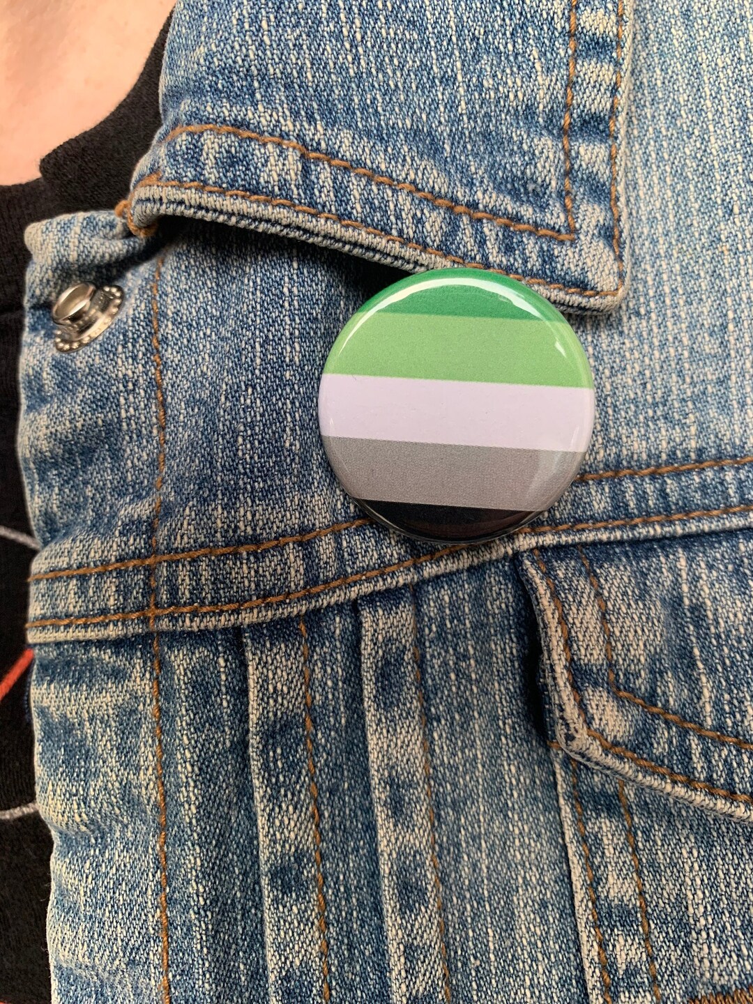 Aromantic Pride Flag Buttons, Aro Pride 1.25 and 2.25 in Buttons - Etsy