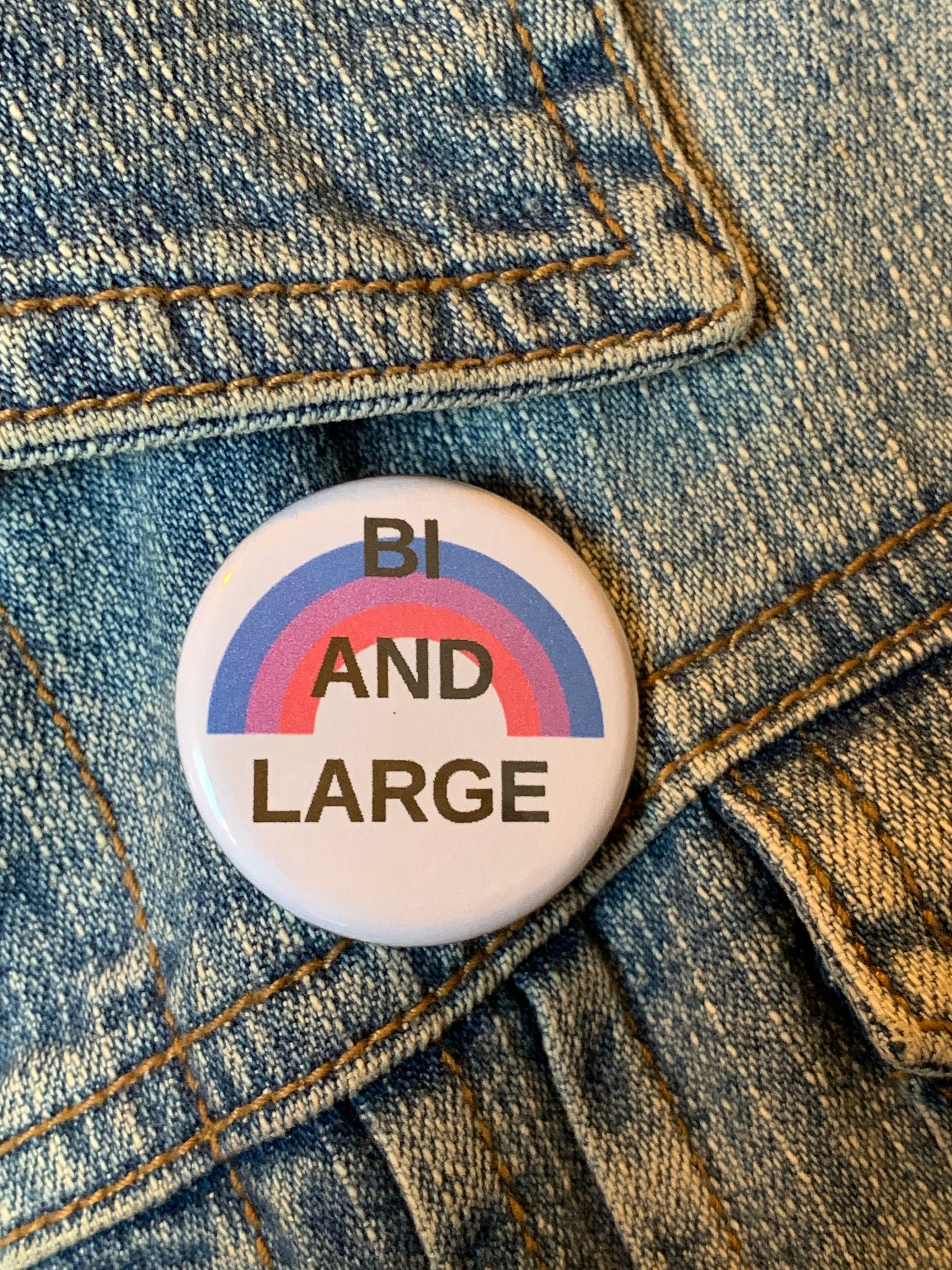 Bisexual Puns Set Buttons Bi Pride Bi and Large Bi or Die | Etsy